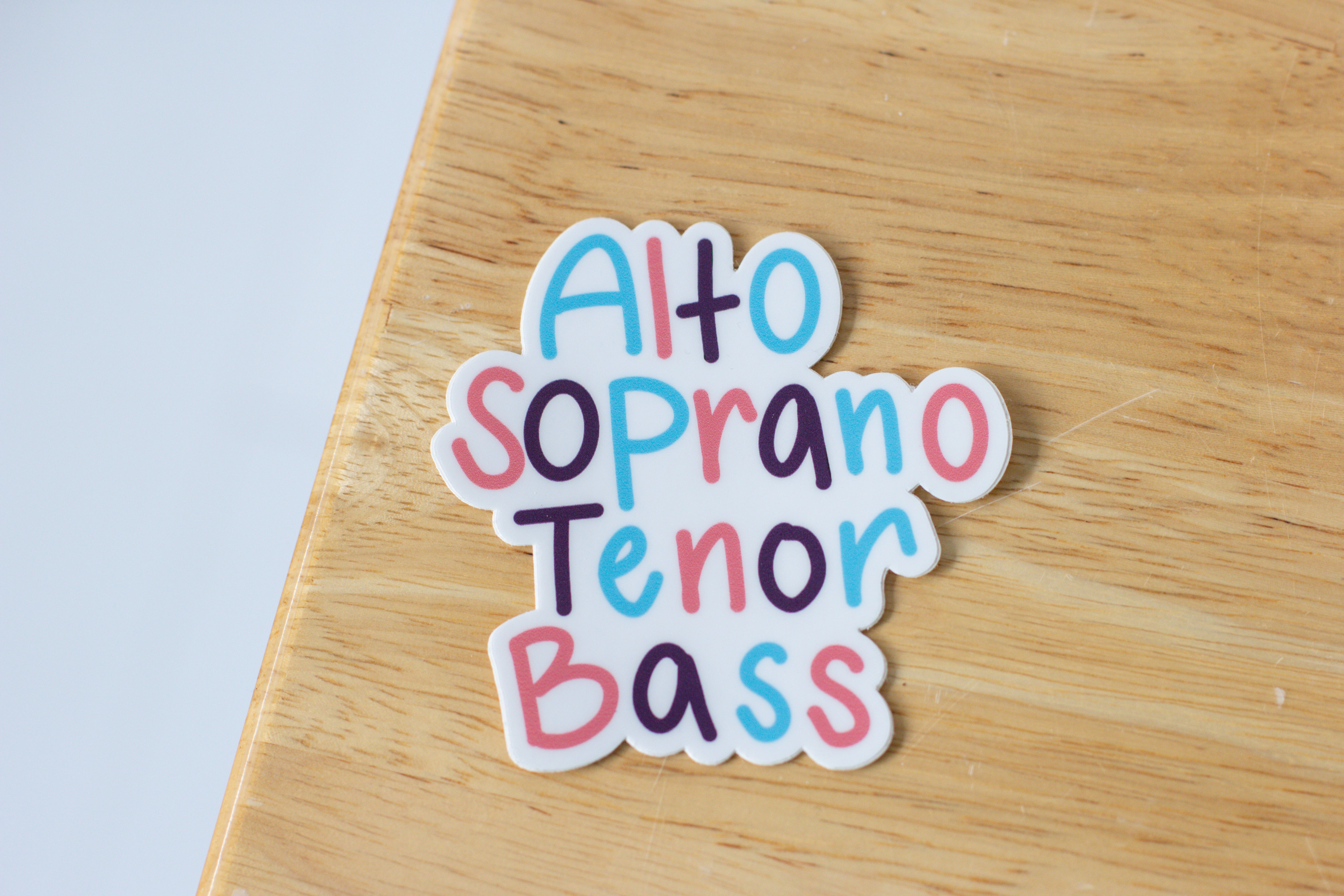 Voice Types Sticker – Musically Minted