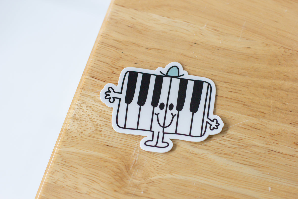 Peyton The Piano Sticker – Musically Minted