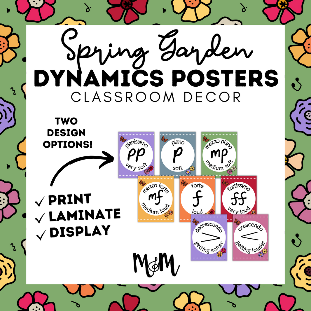 Spring Garden Digital Decor Pack – Musically Minted