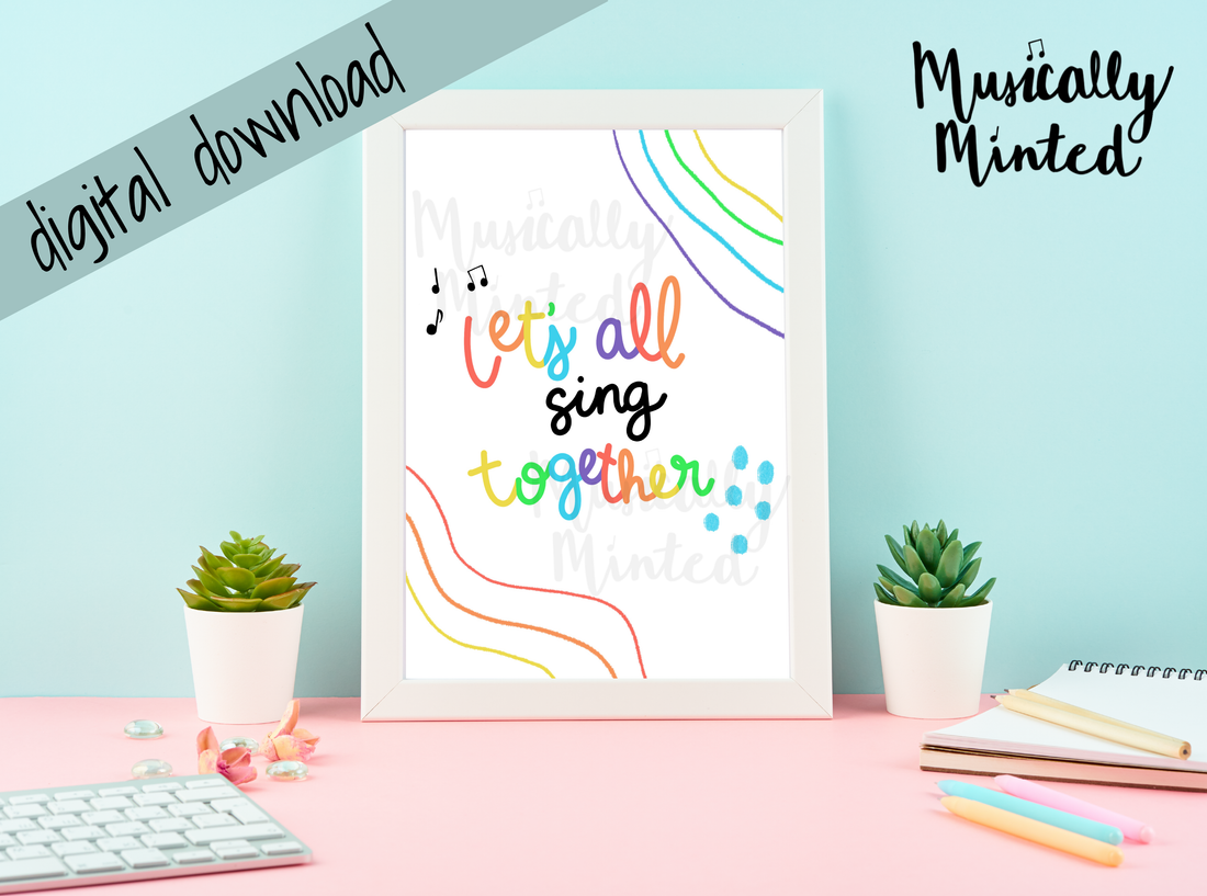 Let's All Sing Together DIGITAL DOWNLOAD – Musically Minted